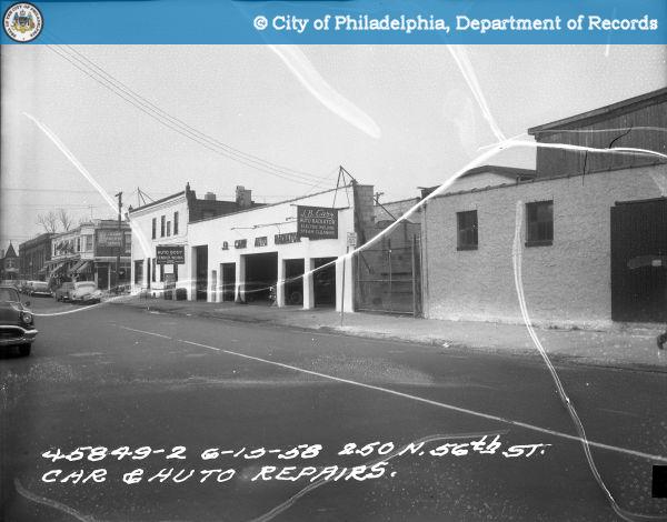 57th and Vine Street to 55th and Spring Garden Street Image